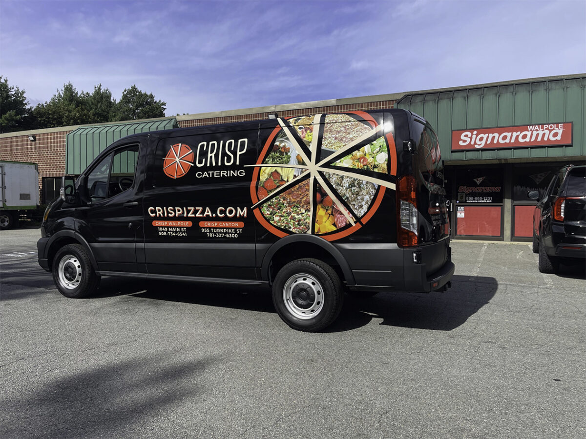 Full Black Color Change Wrap & Application of Custom Designed Graphics ...